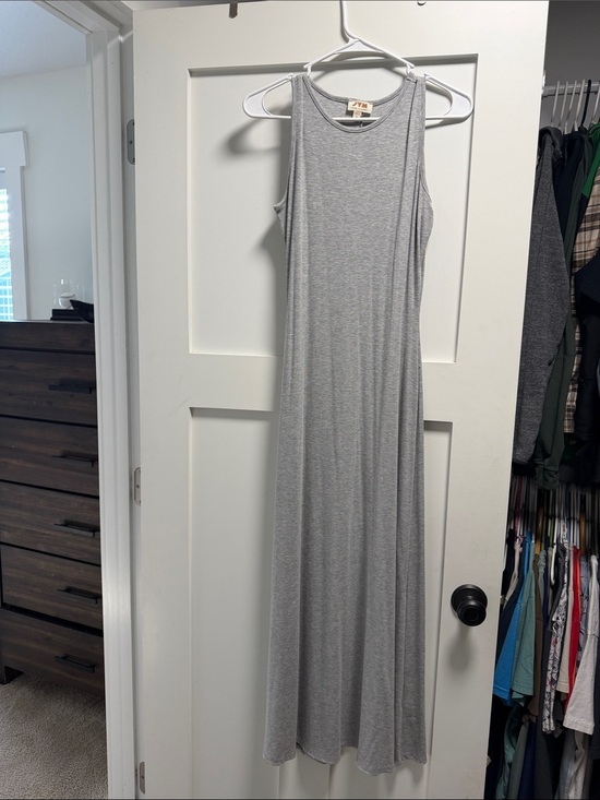See You Monday | Dresses | See You Monday Light Gray Sleeveless Maxi ...